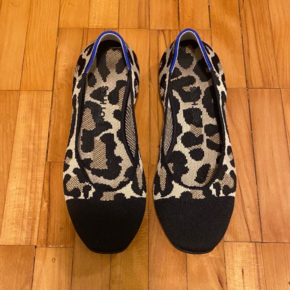Rothy's | Shoes | Rothys Leopard Print With Black Cap Toe | Poshmark